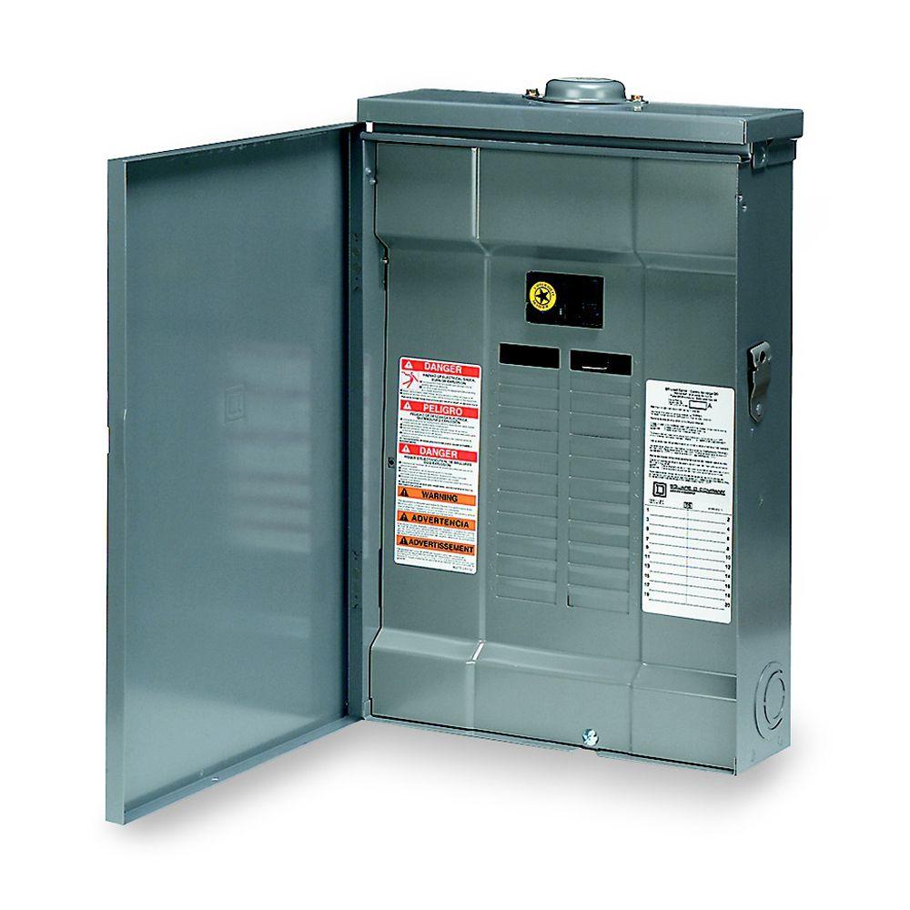 Square D QO 200 Amp 8-Space 16-Circuit Outdoor Main Breaker Load Center ...