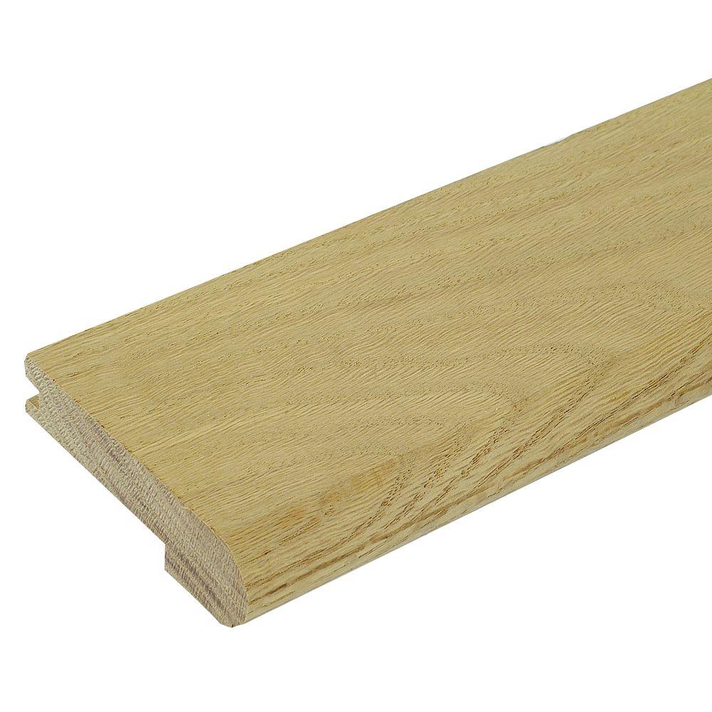 Stair Parts 192 in. x 3-1/2 in. Red Oak Landing Tread-6LT0R-312-1600L ...