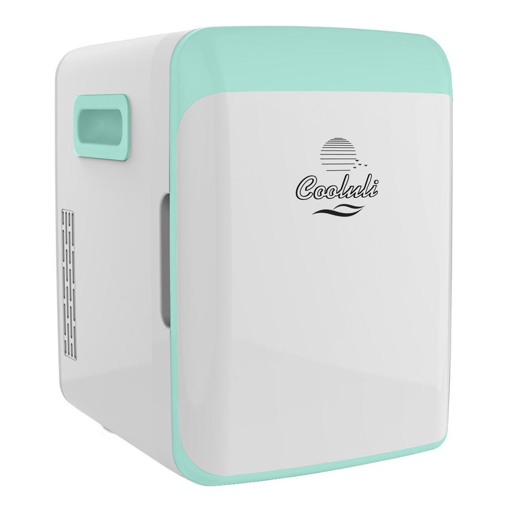 Classic 0.35 cu. ft. Retro Mini Fridge in Turquoise without Freezer ...