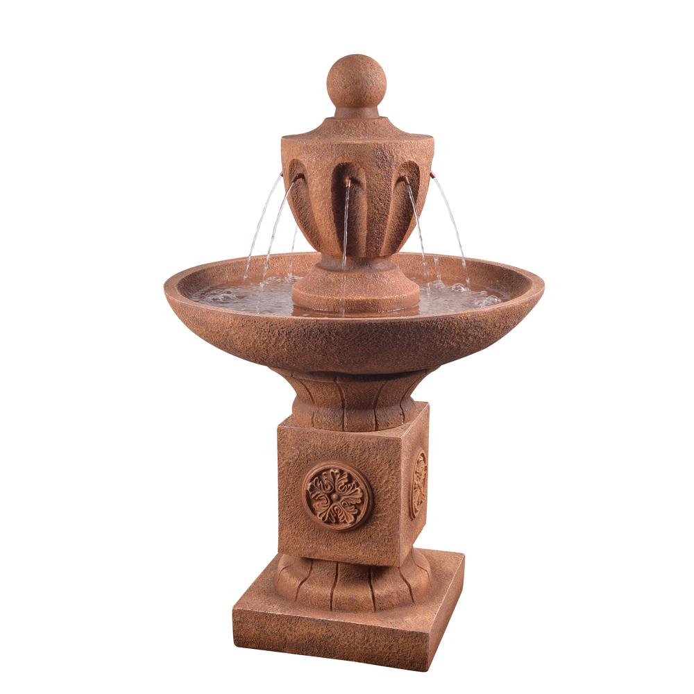 Kenroy Home Classic Urn 43.5 in. Resin Brown Fountain-51073TC - The ...