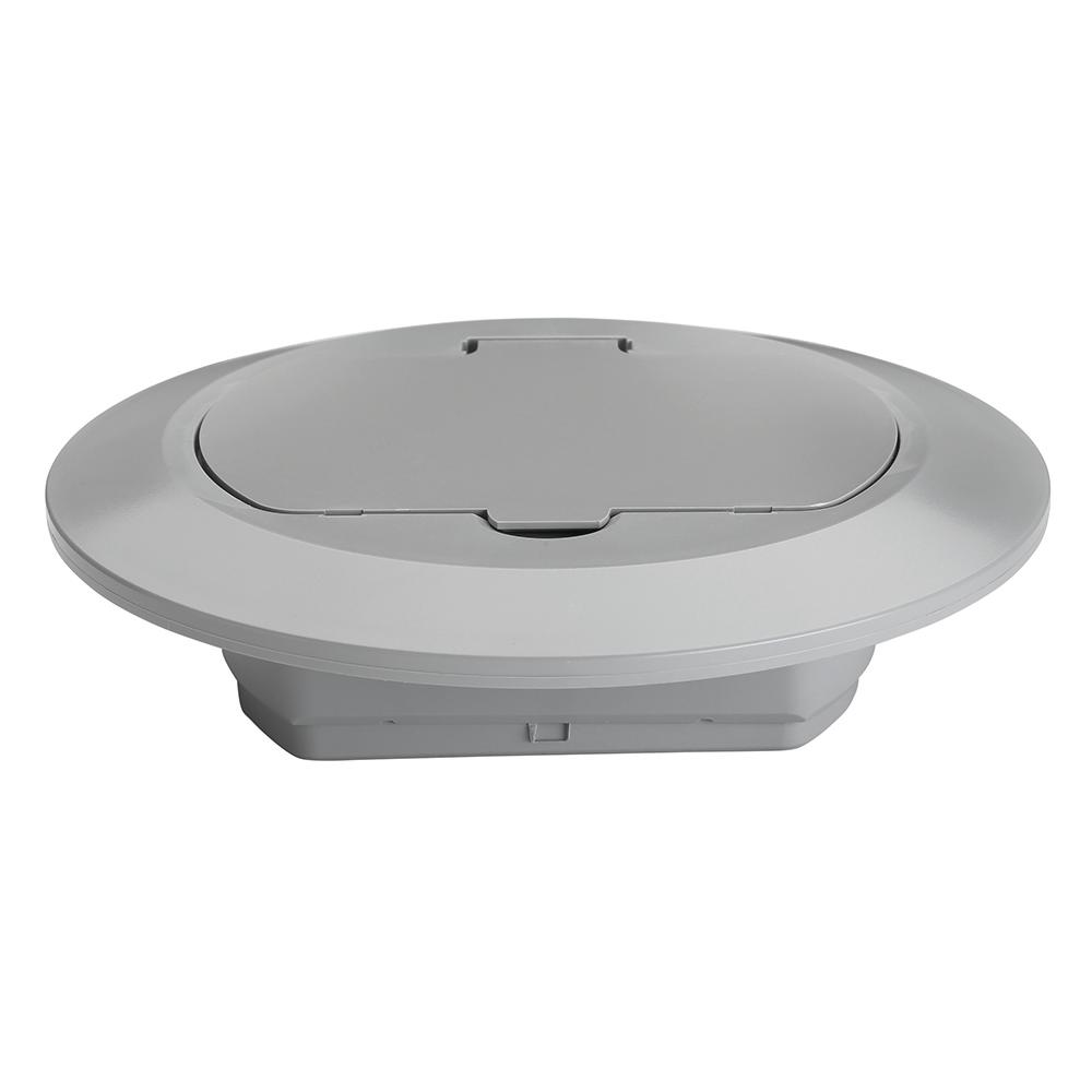 Legrand Pass & Seymour Slater 1 Gang Round Thermoplastic Floor Box ...