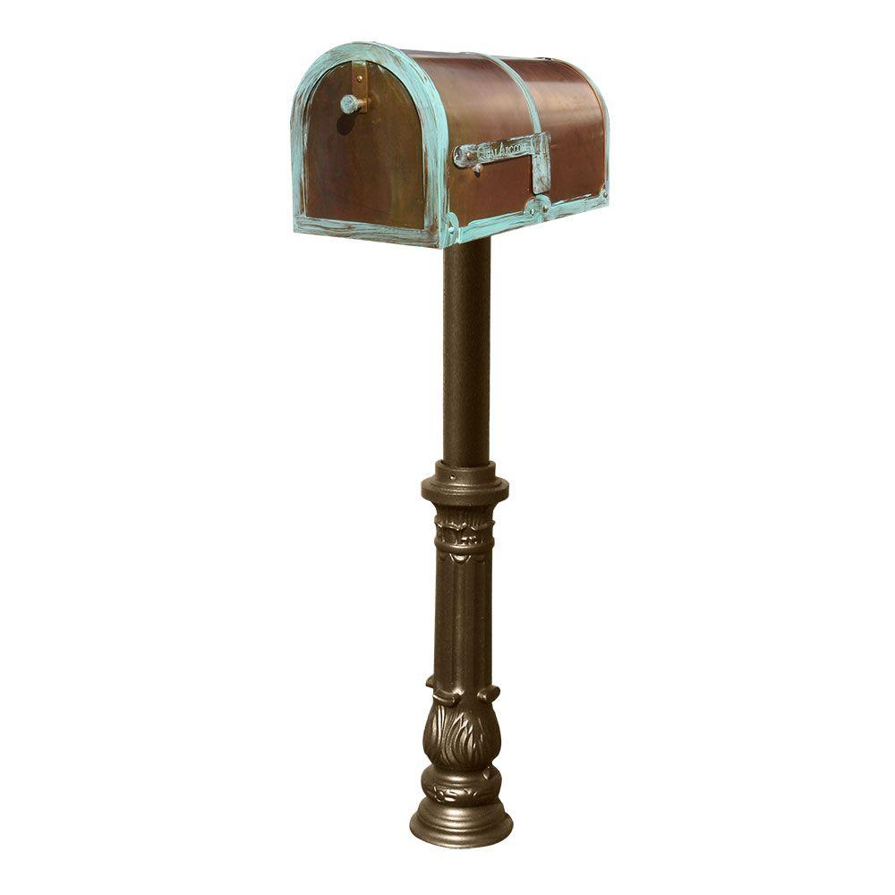 Whitehall Products Ultimate French Bronze Streetside Mailbox-16312 ...