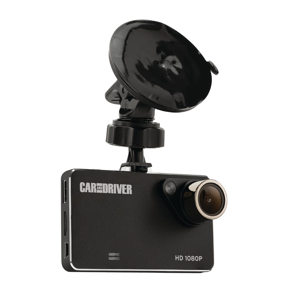 Car and Driver HD Car Dash Cam with Fold Down Screen, 8 GB SD Card ...