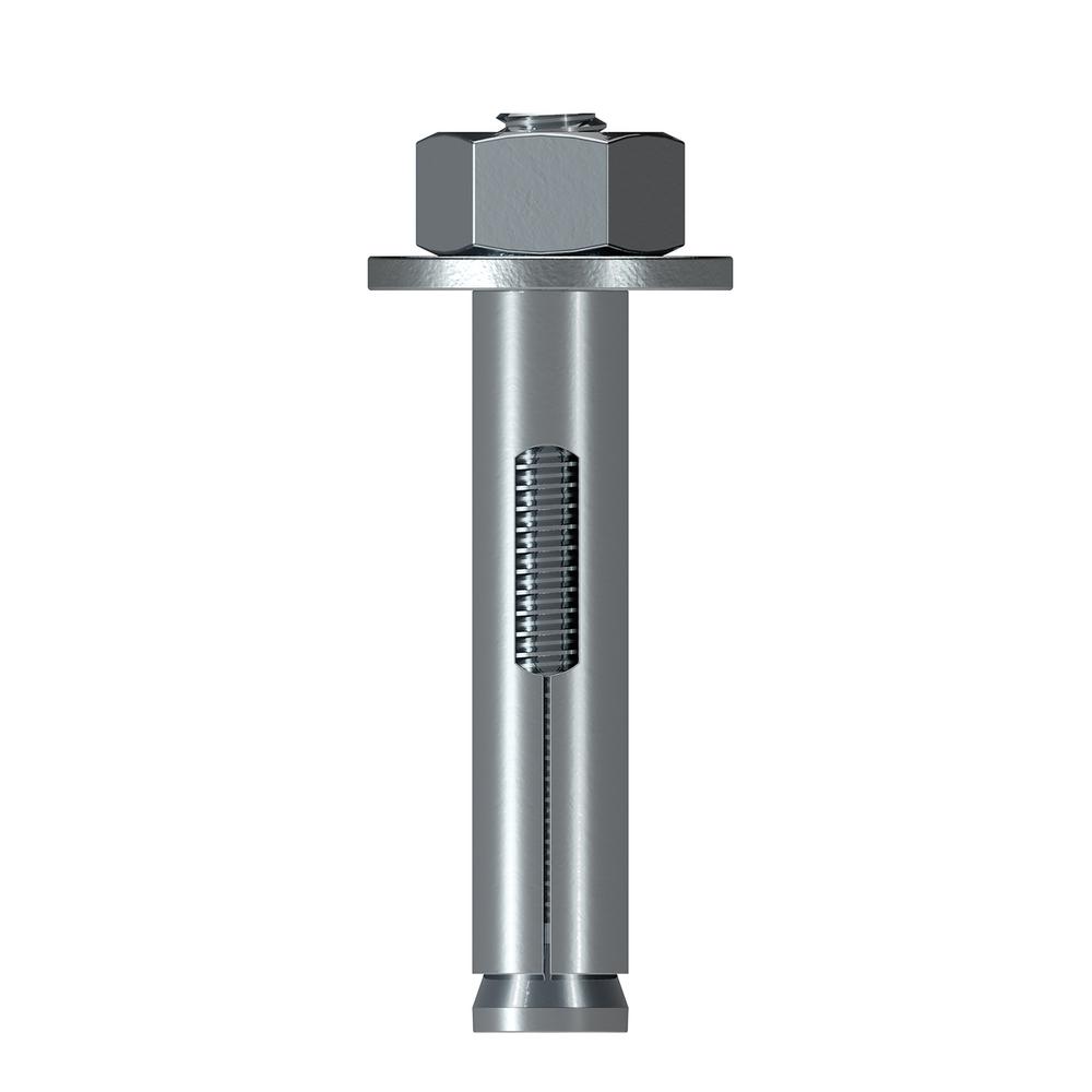 Simpson Strong Tie Sleeve All 3 8 In X 1 7 8 In Hex Head Zinc Plated