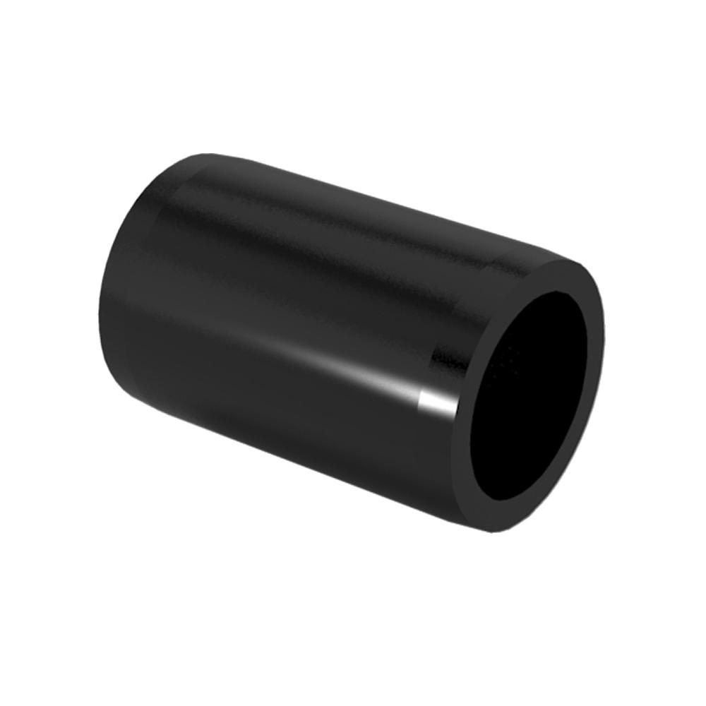 Formufit 3/4 in. Furniture Grade PVC External Coupling in Black (10 ...