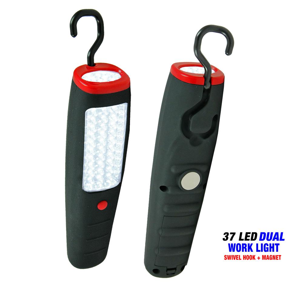 Blazing LEDz 37 LED Dual Worklight (2-Pack)-702177 - The Home Depot