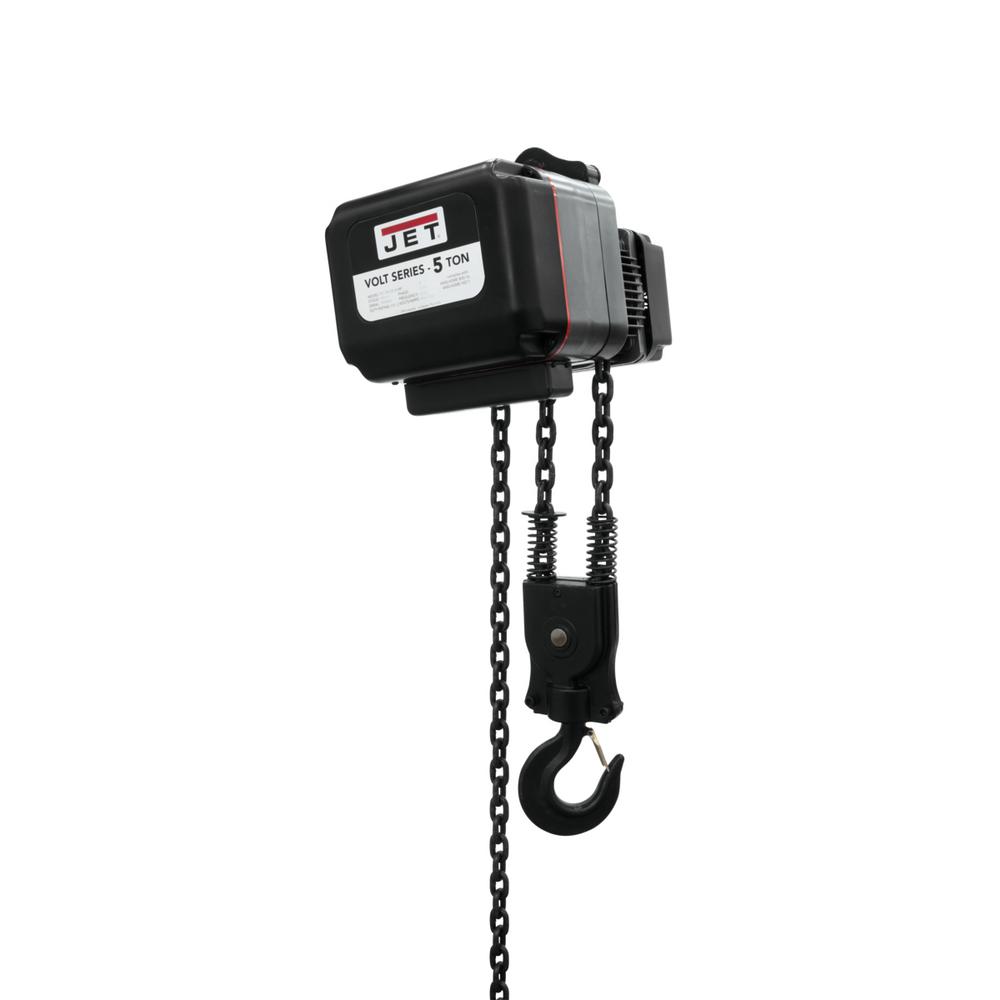 Jet 5AEH-34-20 VOLT 5-Ton 460-Volt VFD Electric Hoist 3-Phase with 20 ...