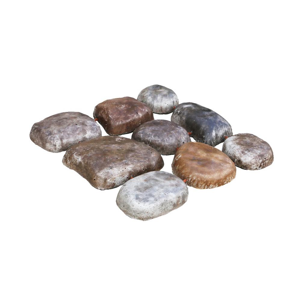 Landecor 12 in. x 12 in. Square Step Stream Stone (8-Pack)-54 - The ... Landecor 12 in. x 12 in. Square Step Stream Stone (8-Pack)-54 - The ...