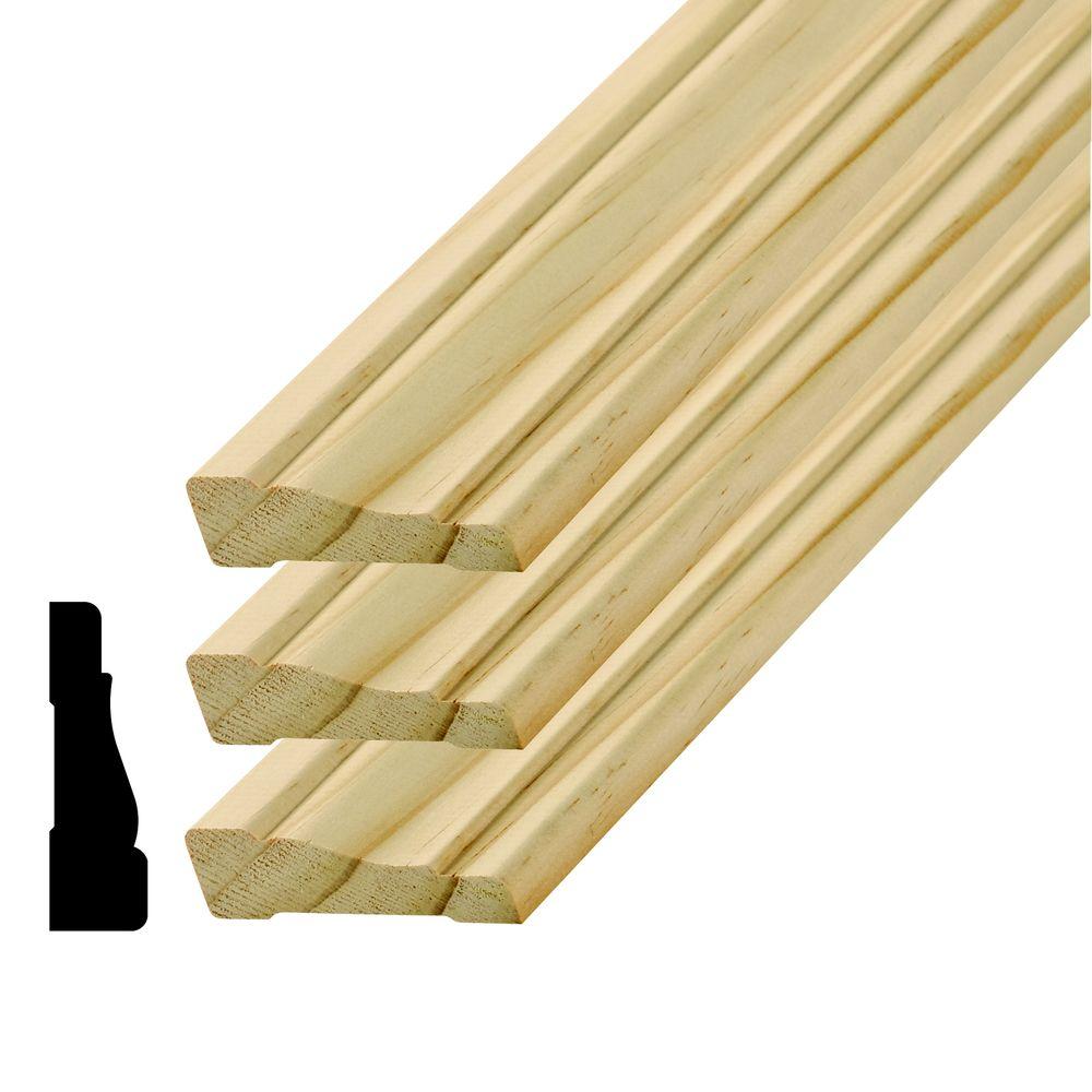 Alexandria Moulding WM 327 1/2 in. x 2-1/4 in. x 84 in. Primed Finger ...