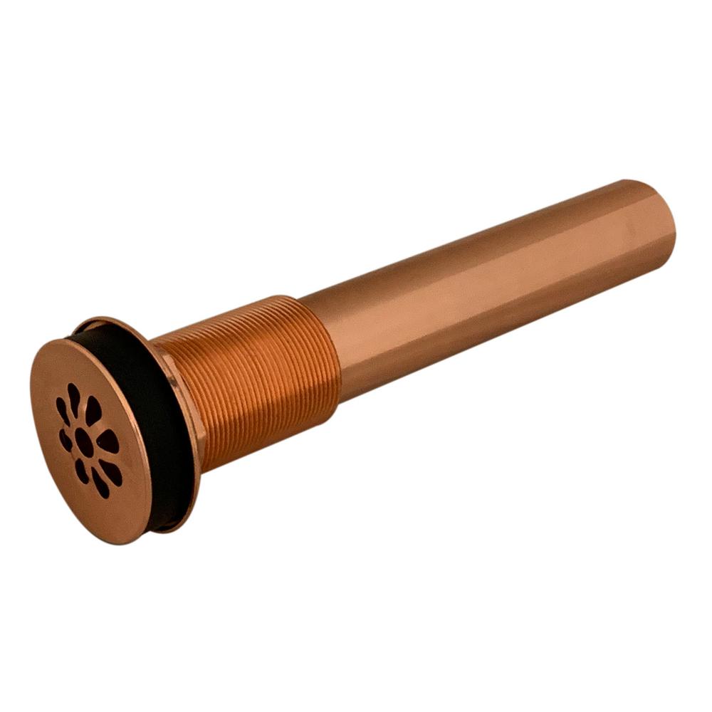 Premier Copper Products 1.5 in. Non-Overflow Grid Bathroom Sink Drain ...