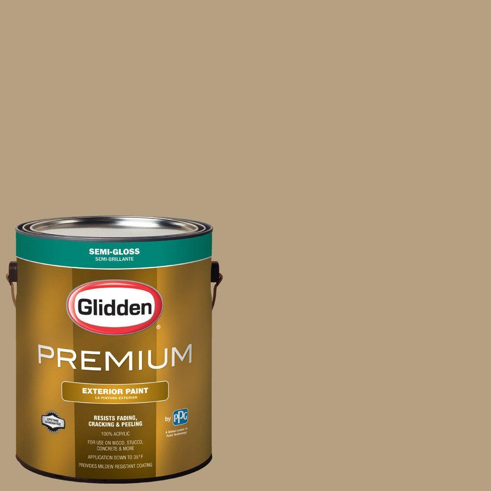 Glidden Premium 1-gal. #HDGWN46D Old Surrey Beige Semi-Gloss Latex ...