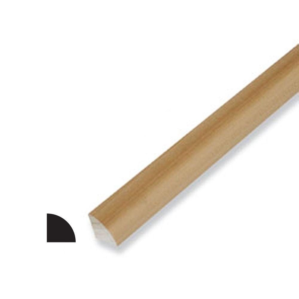 Alexandria Moulding WM 105 3/4 in. x 3/4 in. Poplar Quarter Round ...