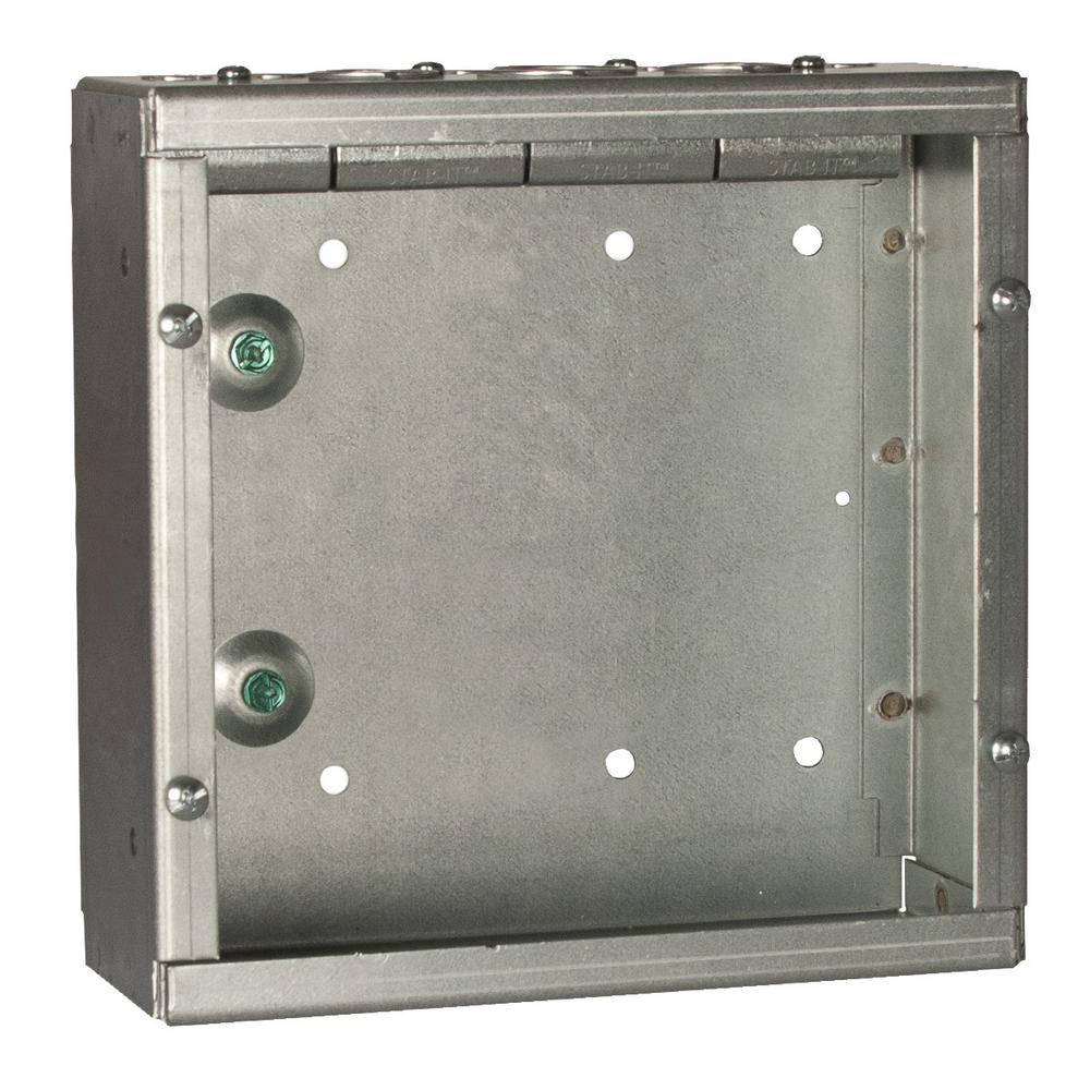RACO 8 in. x 8 in. NEMA 1 Grand Slam Junction Box with Built-In STAB-IT ...