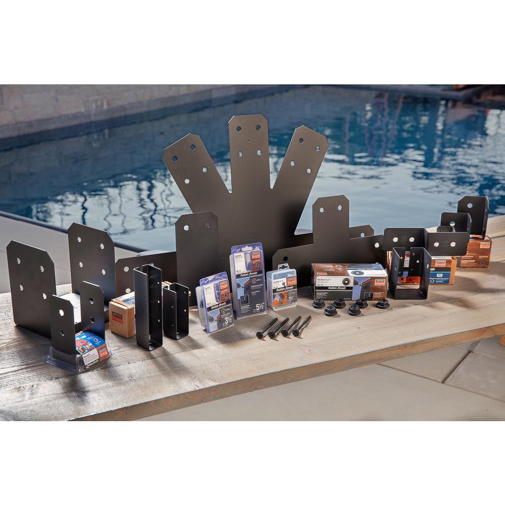 Actual Dimensions 3-9/16 Wide x 5-1/8 high x 3 Base Pack of 4 Simpson ...