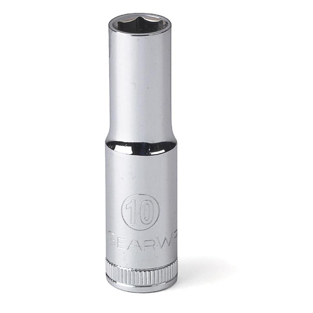GearWrench 3 8 In Drive 10 Mm Metric Deep Socket 80392 The Home Depot
