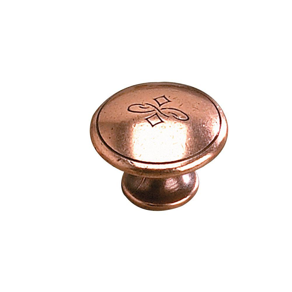 Richelieu Hardware 1-1/8 in. Old Copper Cabinet Knob-BP2413030194 - The ...