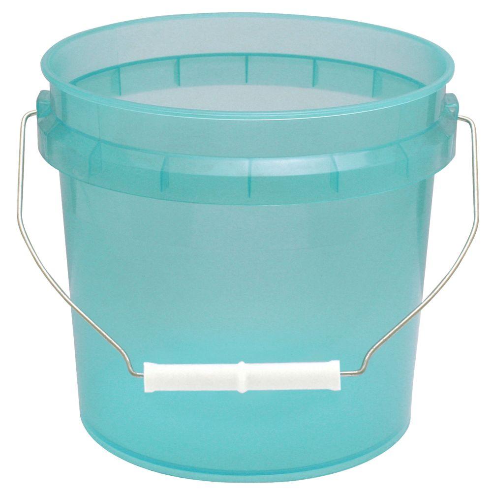 Leaktite 1-gal. Green Translucent Pail (12-Pack)-210641 - The Home Depot