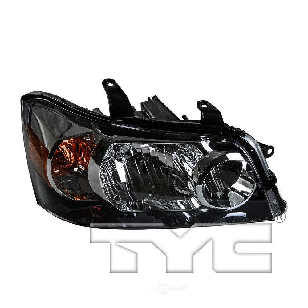 TYC Headlight Assembly 2004 Toyota Highlander-20-6567-00-1 - The Home Depot