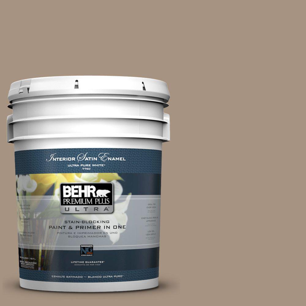 BEHR Premium Plus Ultra 5-gal. #PPU7-5 Pure Earth Satin Enamel Interior ... BEHR Premium Plus Ultra 5-gal. #PPU7-5 Pure Earth Satin Enamel Interior ...