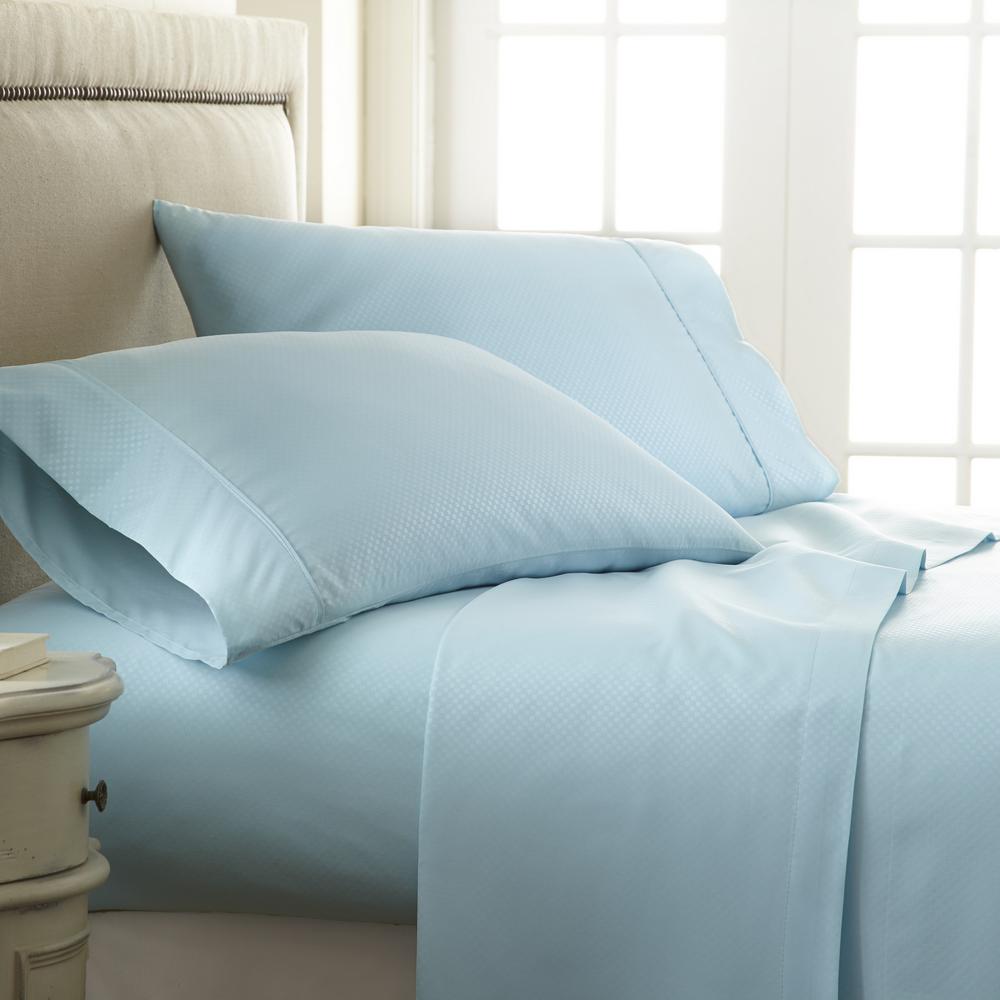 Simply Soft 4 Piece Embossed Bed Sheet Set by ienjoy Home