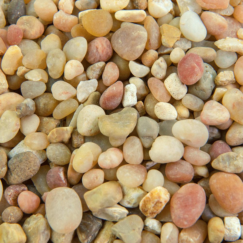 Southwest Boulder & Stone 25 cu. ft. 3/8 in. Parchment Bulk Landscape ...