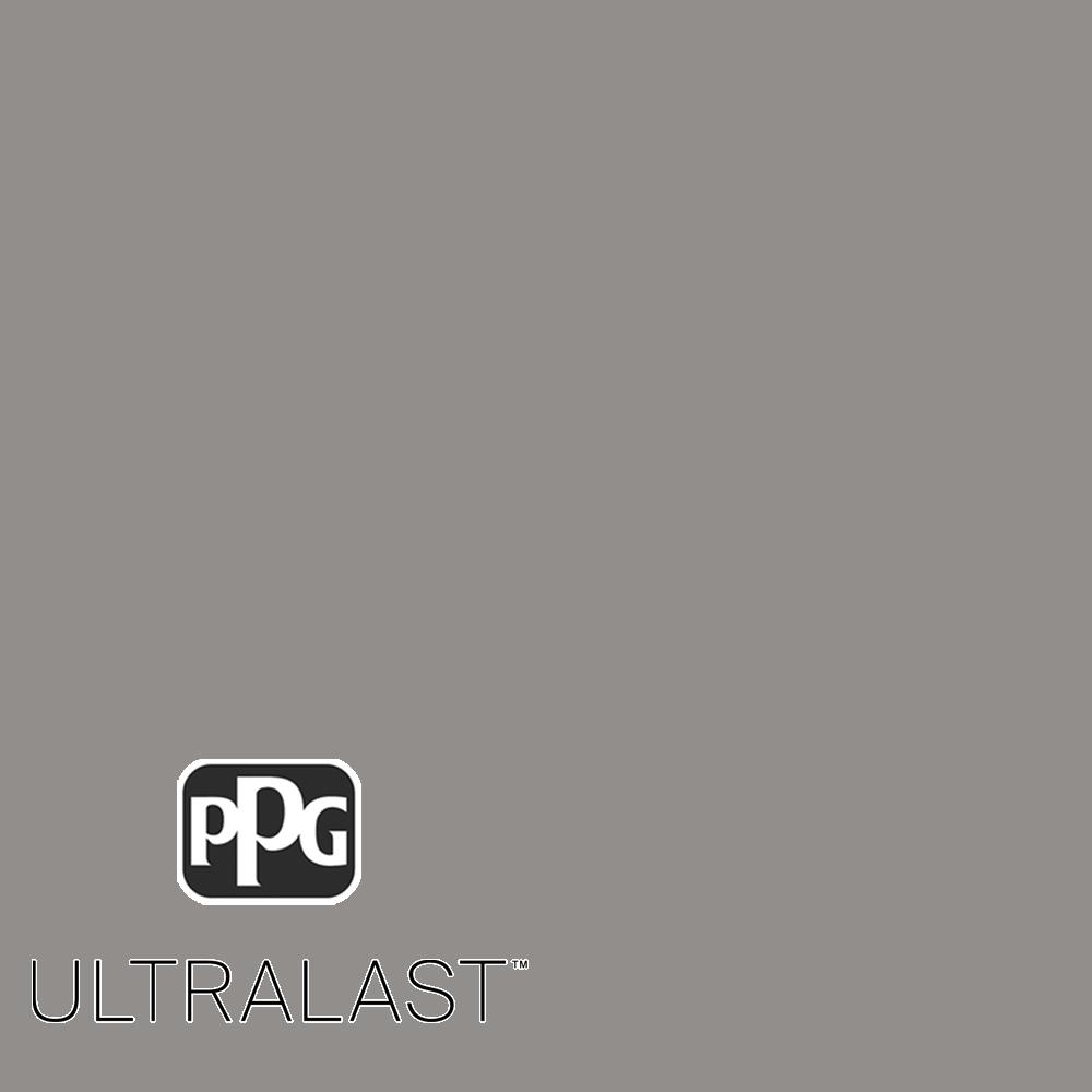 PPG UltraLast 1 qt. #PPG1002-5 Antique Silver Semi-Gloss Interior Paint ...