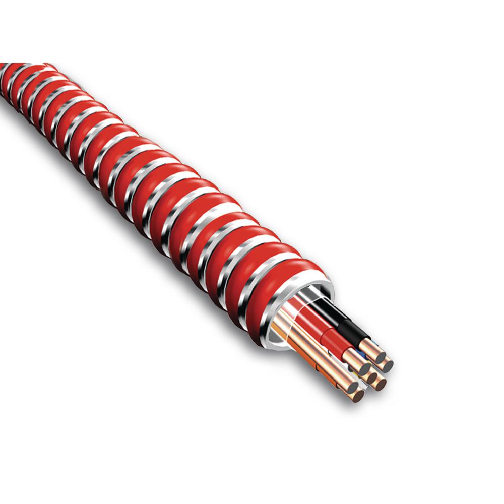 AFC Cable Systems 1000 ft. 14/4-Gauge Fire Alarm Control Cable Reel ...