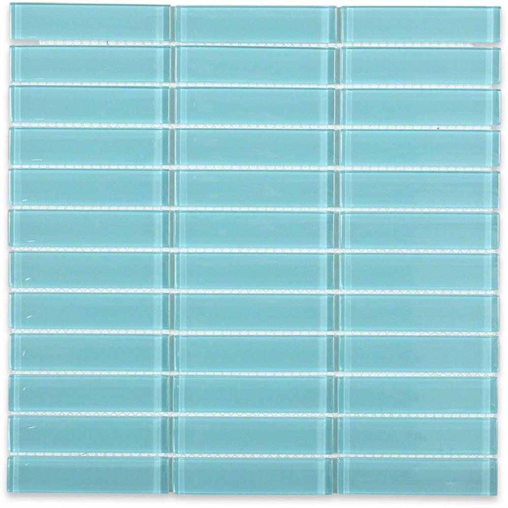 Ivy Hill Tile Contempo Turquoise Rectangular 12 in. x 12 in. 8mm ...
