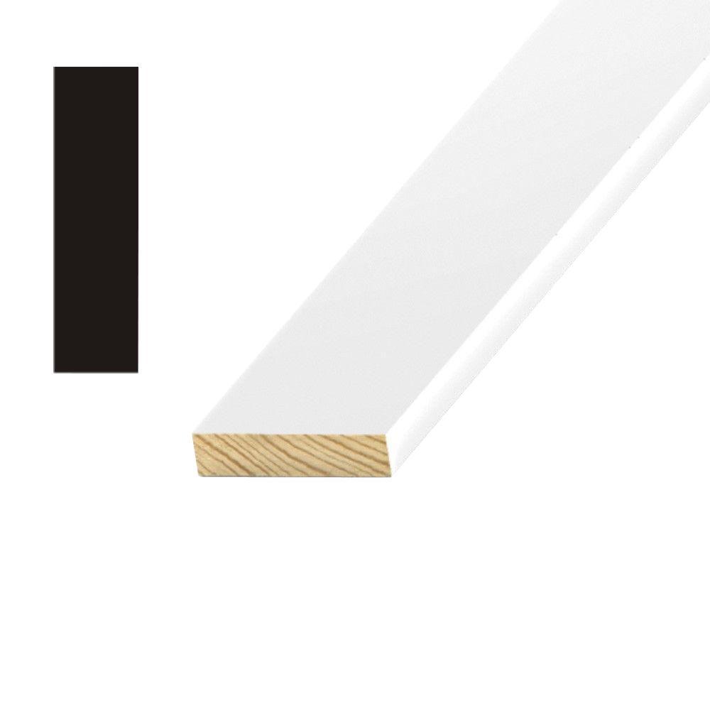 Kelleher 3/8 in. x 1-1/2 in. Treated Primed Pine Lattice Moulding ...