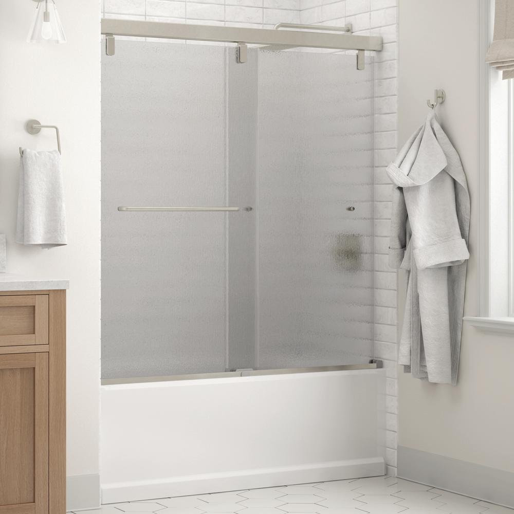 Delta Simplicity 60 X 59 1 4 In Frameless Mod Soft Close Sliding