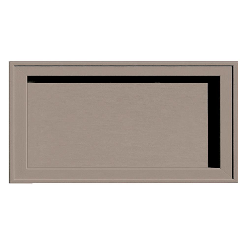 Builders Edge 7.5 in. x 14.25 in. # 078 Wineberry Recessed Jumbo ...