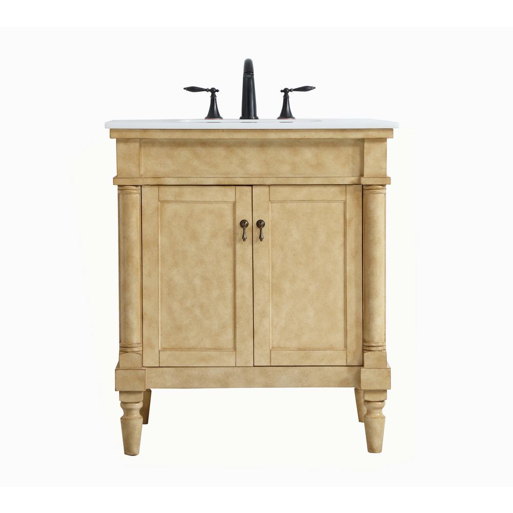 Unbranded Timeless Home 30 in. W x 21.5 in. D x 35 in. H Single ...