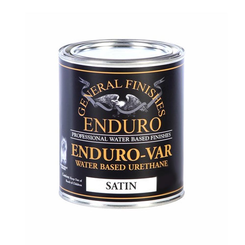 General Finishes 1 gal. Satin Enduro-Var Urethane Interior Topcoat-GF ...