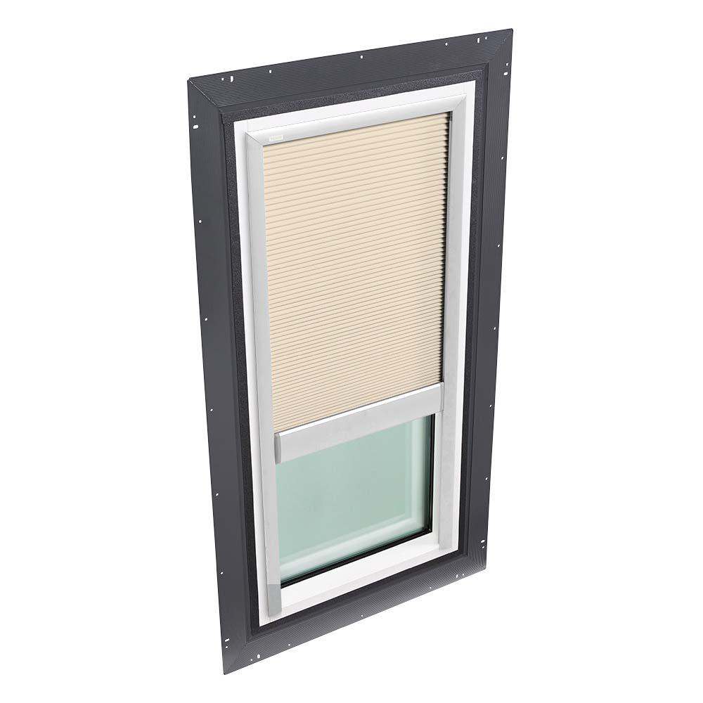 VELUX 22-1/2 in. x 46-1/2 in. Fixed Self Flashed Skylight with Tempered ...