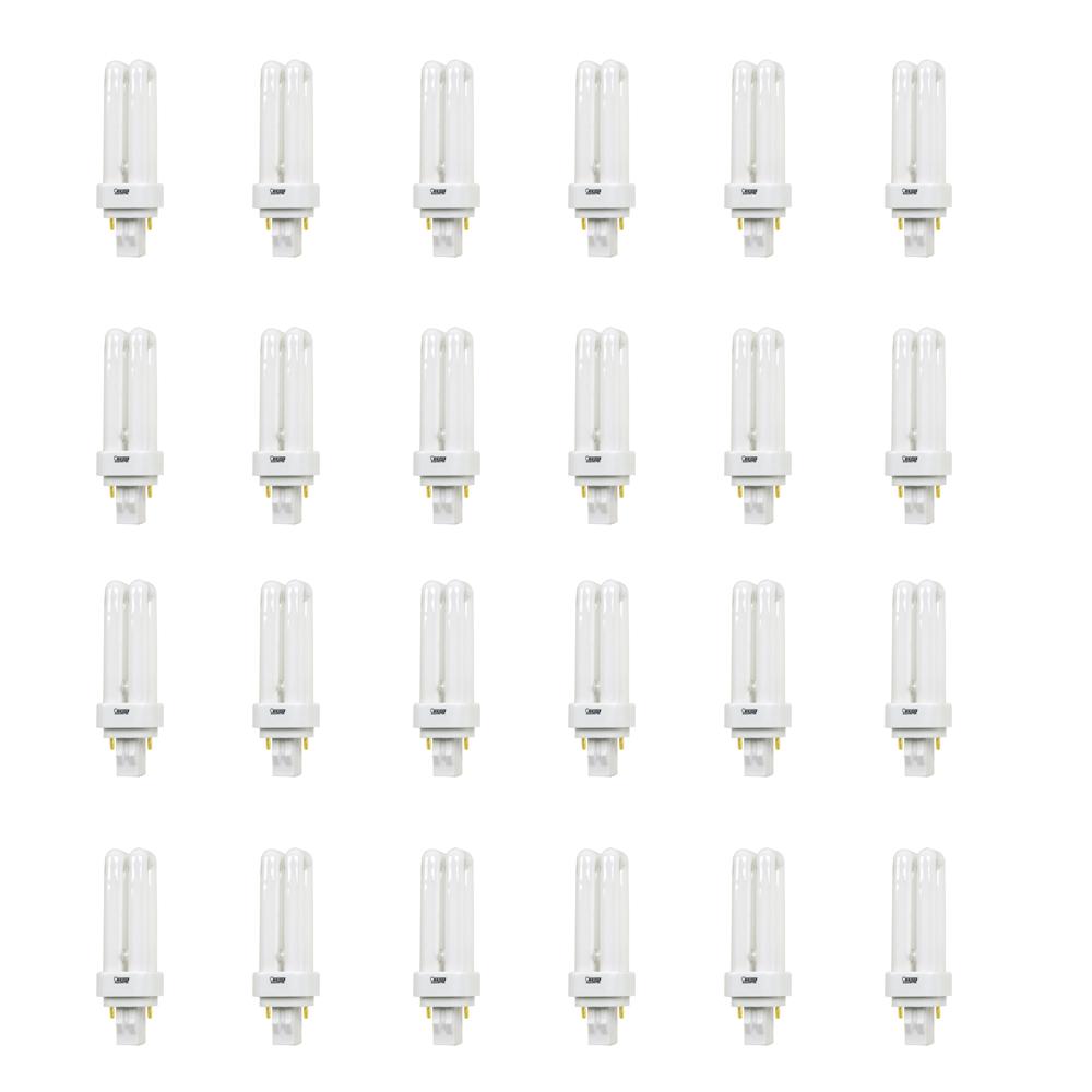 Feit Electric 13W Equiv PL CFLNI Quad Tube 2-Pin Plug-in GX23-2 Base ...