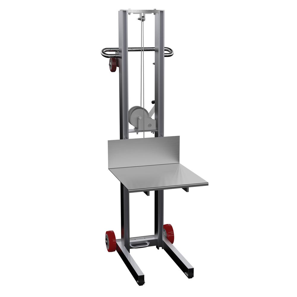Vestil 400 lb. Capacity Aluminum Lite Load Lift with Winch-ALLW-2020-FW ...