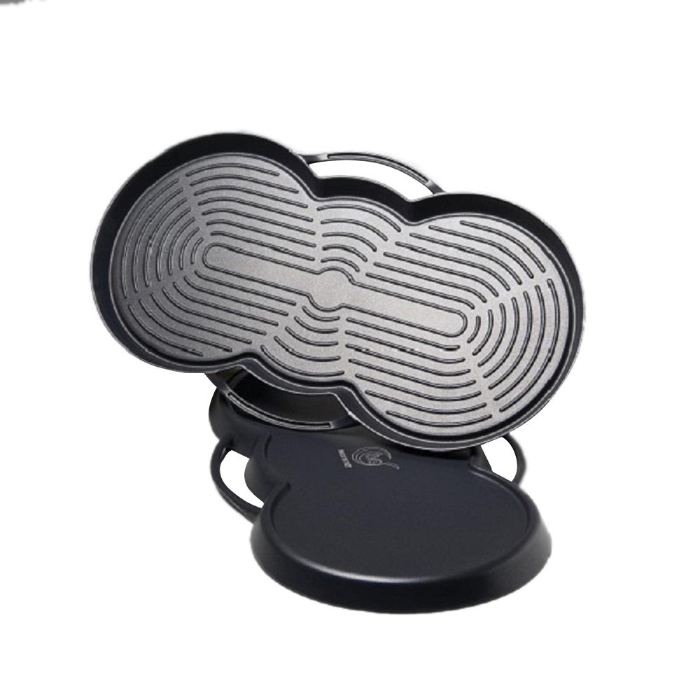 Nordic Ware Aluminum Grill Griddle with Backsplash 19862M - The Home Depot