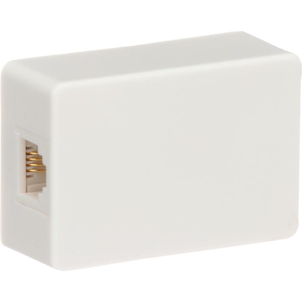 Zenith Surface Mount RJ11 Jack, White-TM1001SMSMW - The Home Depot