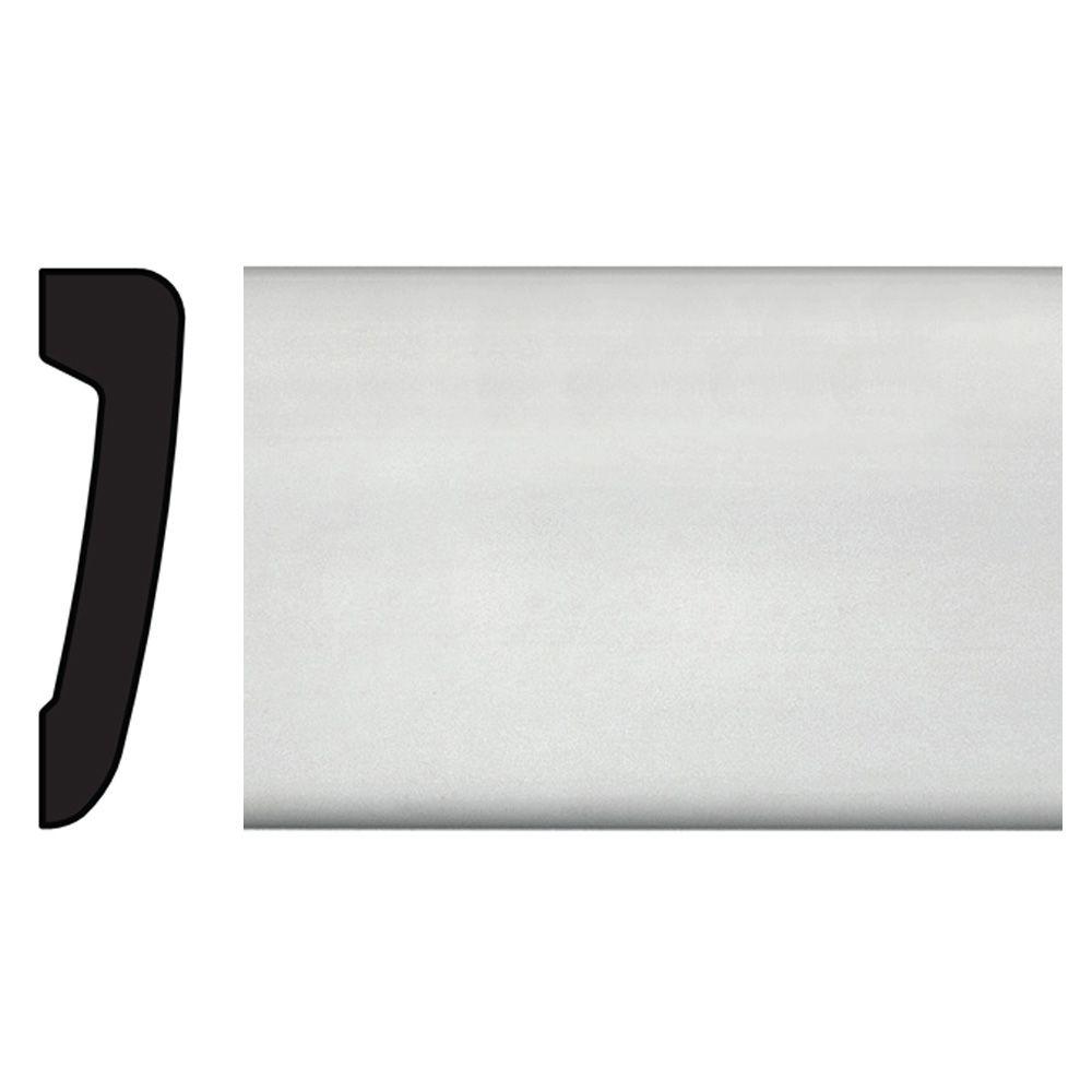 TRIMFINITY 9/16 in. x 2-1/4 in. x 96 in. Polystyrene White Casing ...