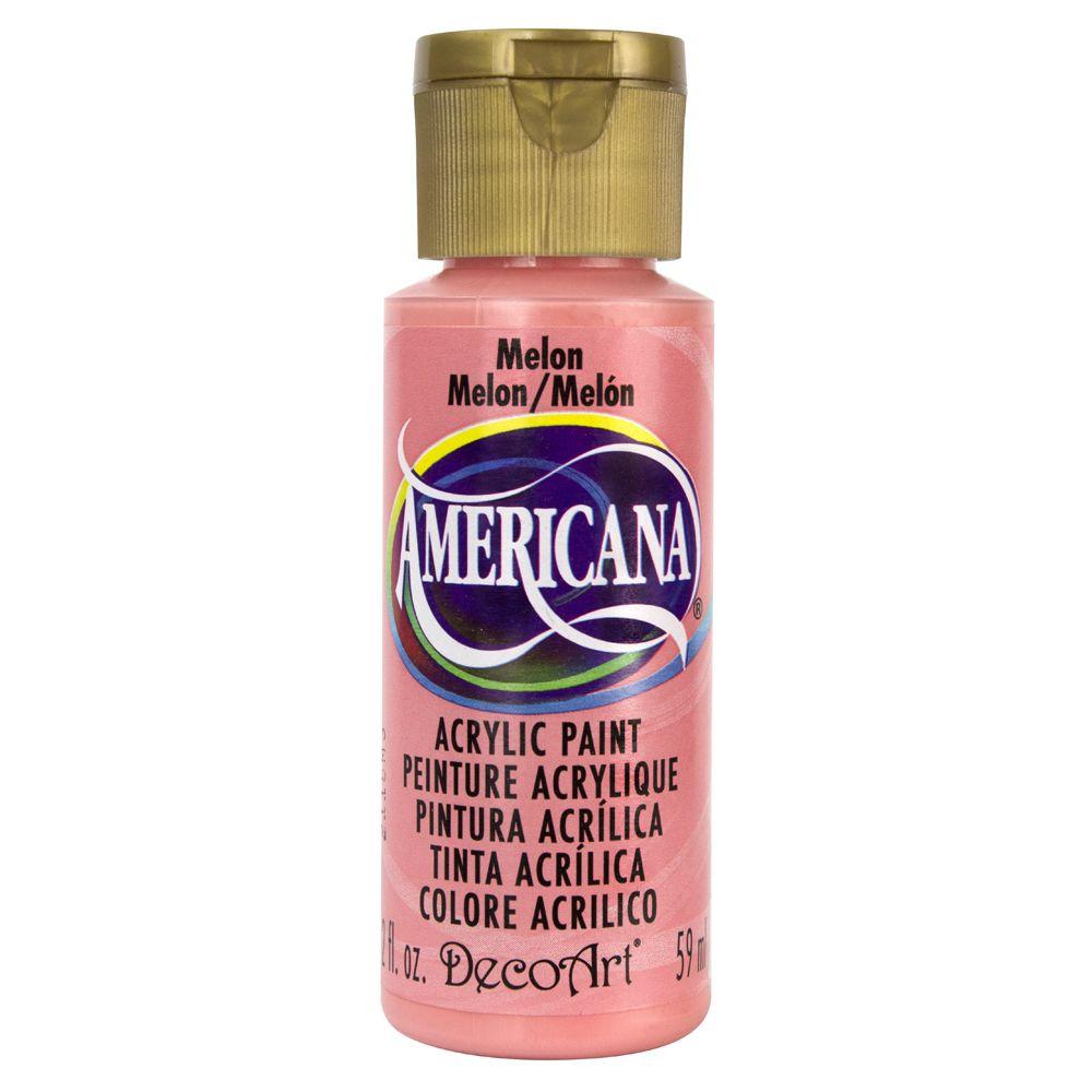 DecoArt Americana 2 oz. Melon Acrylic Paint-DA251-3 - The Home Depot