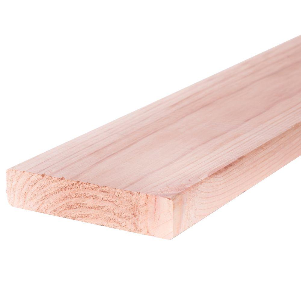 Mendocino Forest Products 2 in. x 8 in. x 12 ft. Construction Heart S4S ...