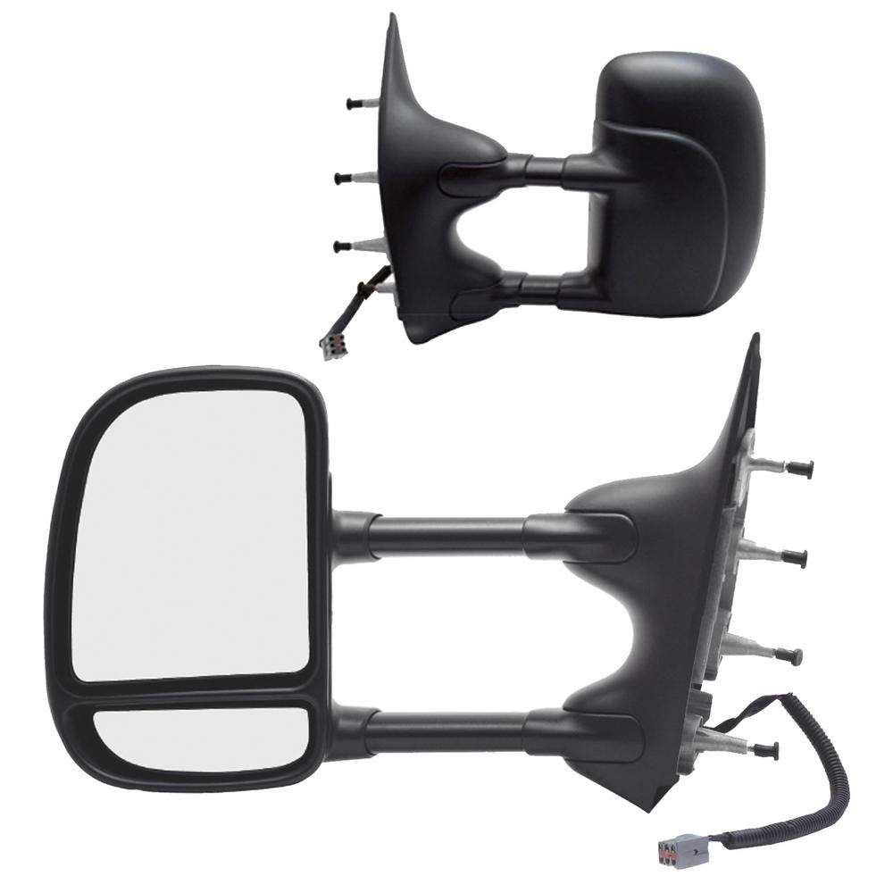 Fit System Towing Mirror for 09-14 Ford Econoline Van Textured Black ...