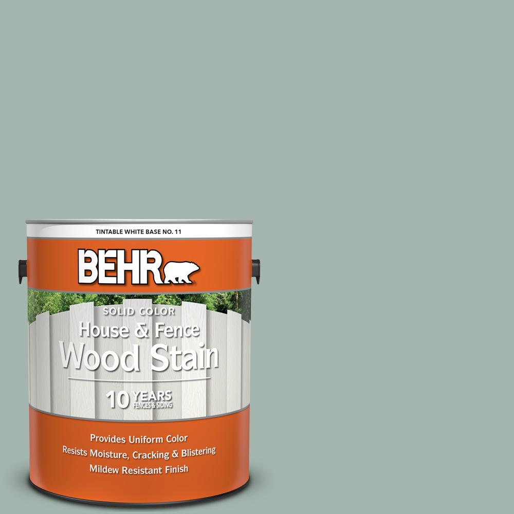 BEHR 1 gal. #460E-3 Smokey Slate Solid Color House and Fence Exterior ...