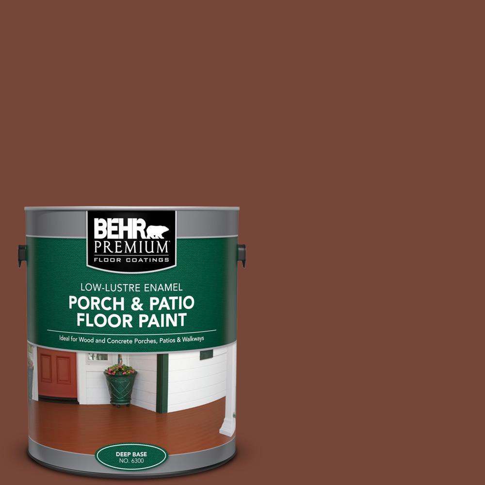 BEHR Premium 1 gal. #240F-7 Root Beer Low-Lustre Enamel Interior ...