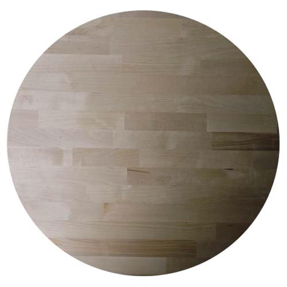 Unbranded Allwood 1-1/2 in. x 4 ft. x 4 ft. Birch Edge Glued Round ...