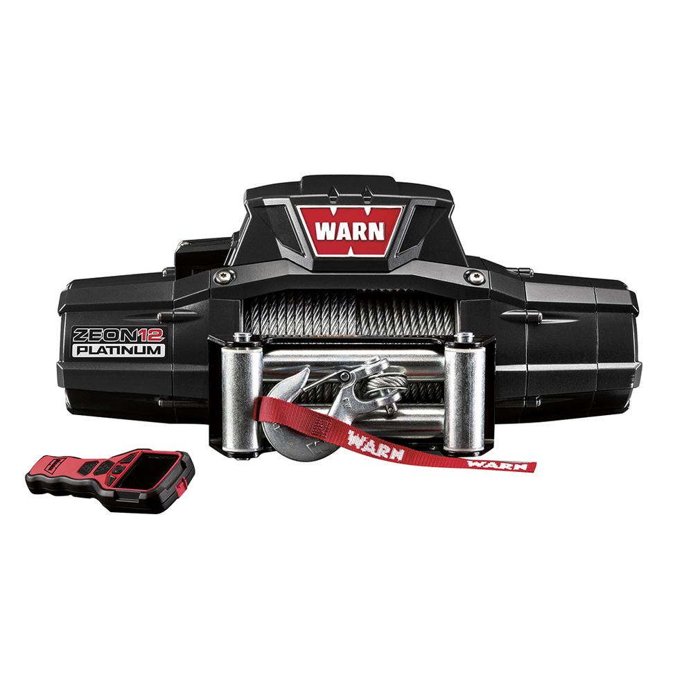 Warn ZEON Platinum 12 Series 12000 lbs. Electric Winch-92820 - The Home ...