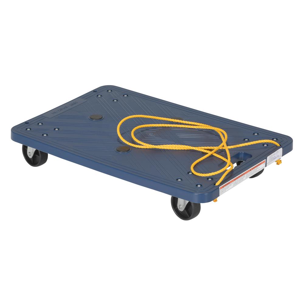 Vestil 220 lb. Capacity 24 in. x 16 in. Plastic Dolly-POS-1624 - The ...