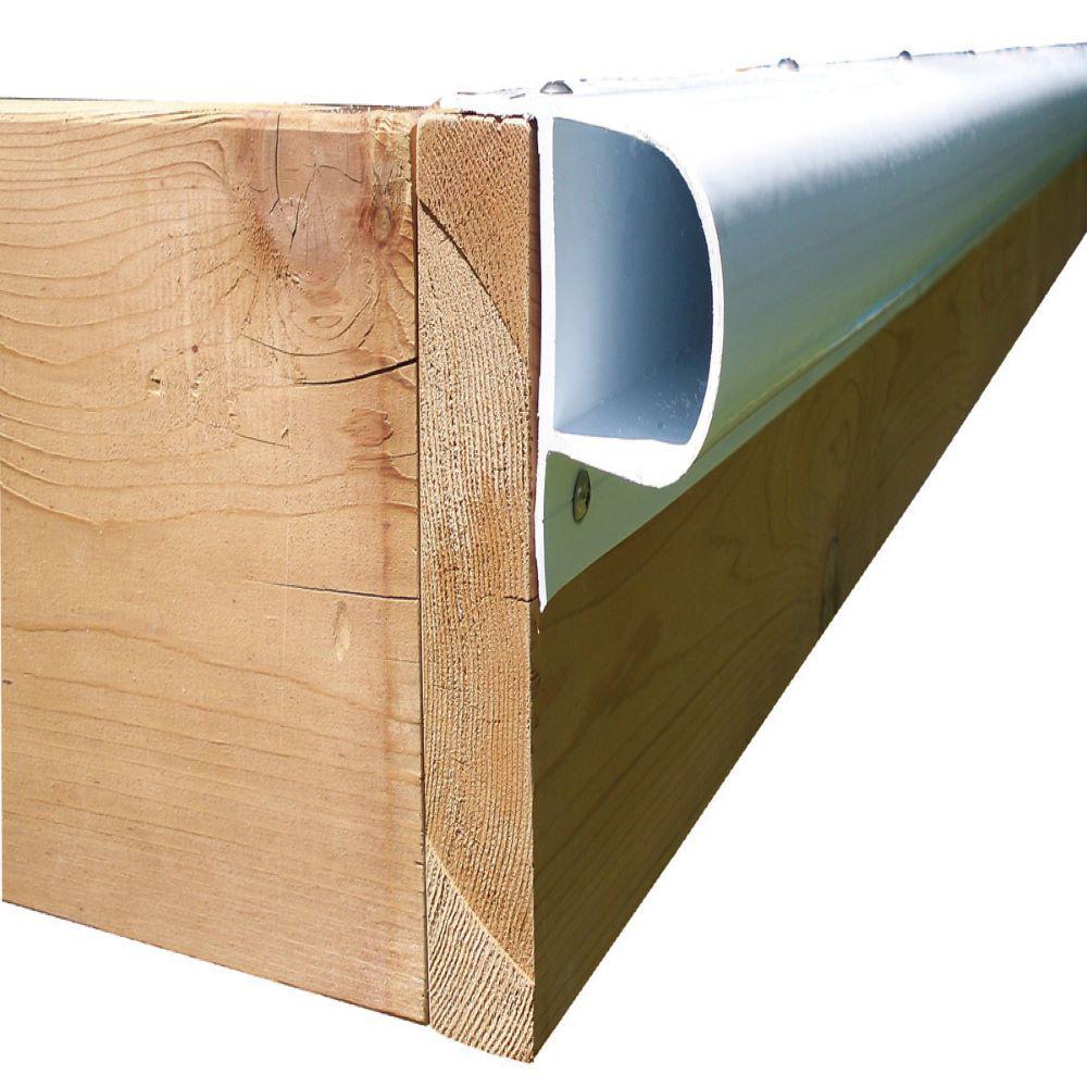 Dock Edge 32 ft. White Single P Profile-DE1001F - The Home Depot