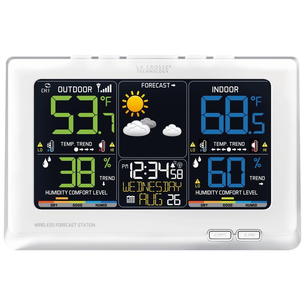 La Crosse Technology Digital Wireless Color Weather Station with Mold ...