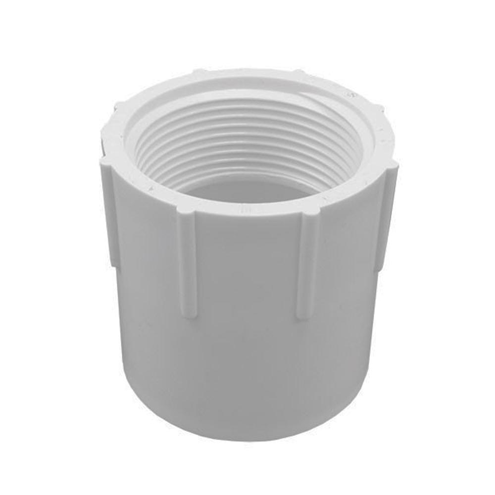 HydroMaxx 2-1/2 in. Schedule 40 PVC Pipe Female Adapter - Slip x FIPT ...